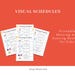 Toddler Routine Chart: Interactive Visual Schedule (digital Download ...