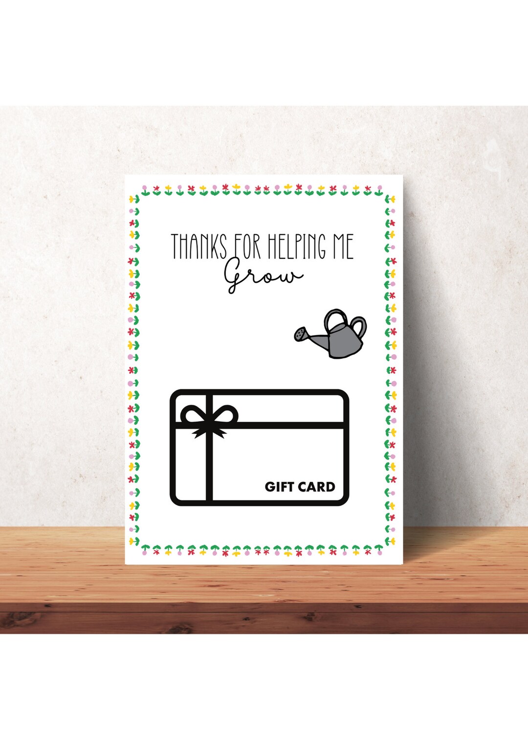 Downloadable Teacher Gift, Instant Download, Printable Thank You Gift ...