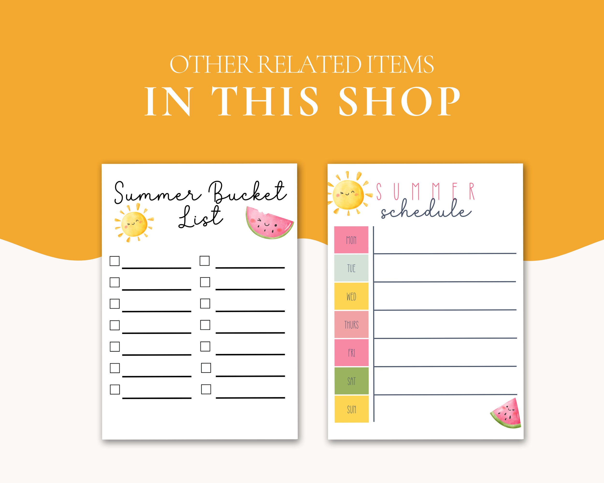 Printable Back to School Supply List: Blank & Pre-filled (PDF) - Etsy
