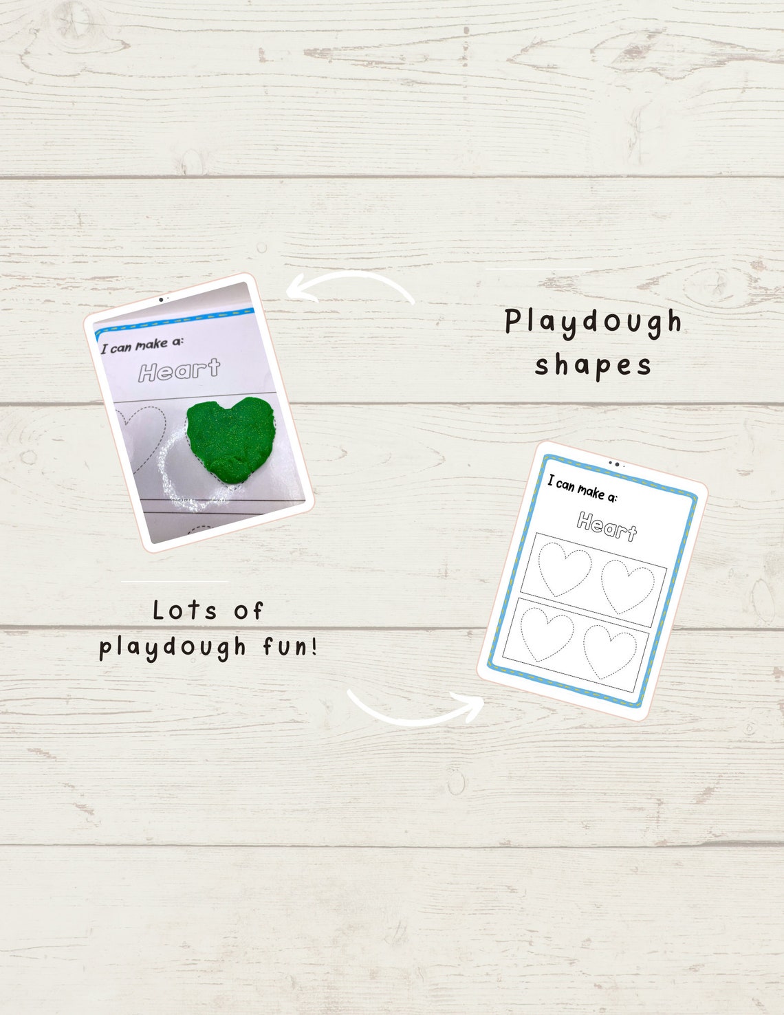 Educational Playdough Mats Bundle Shapes Galore Printables for ...