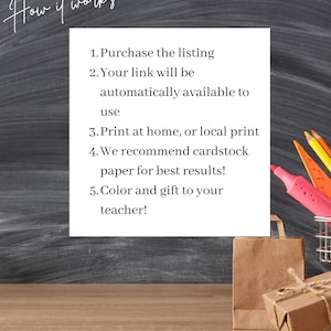 All About My Teacher, Downloadable Teacher Gift, Summer Teacher Gift ...