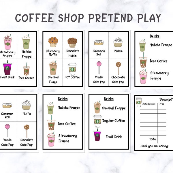 Pretend Play Printables - Etsy