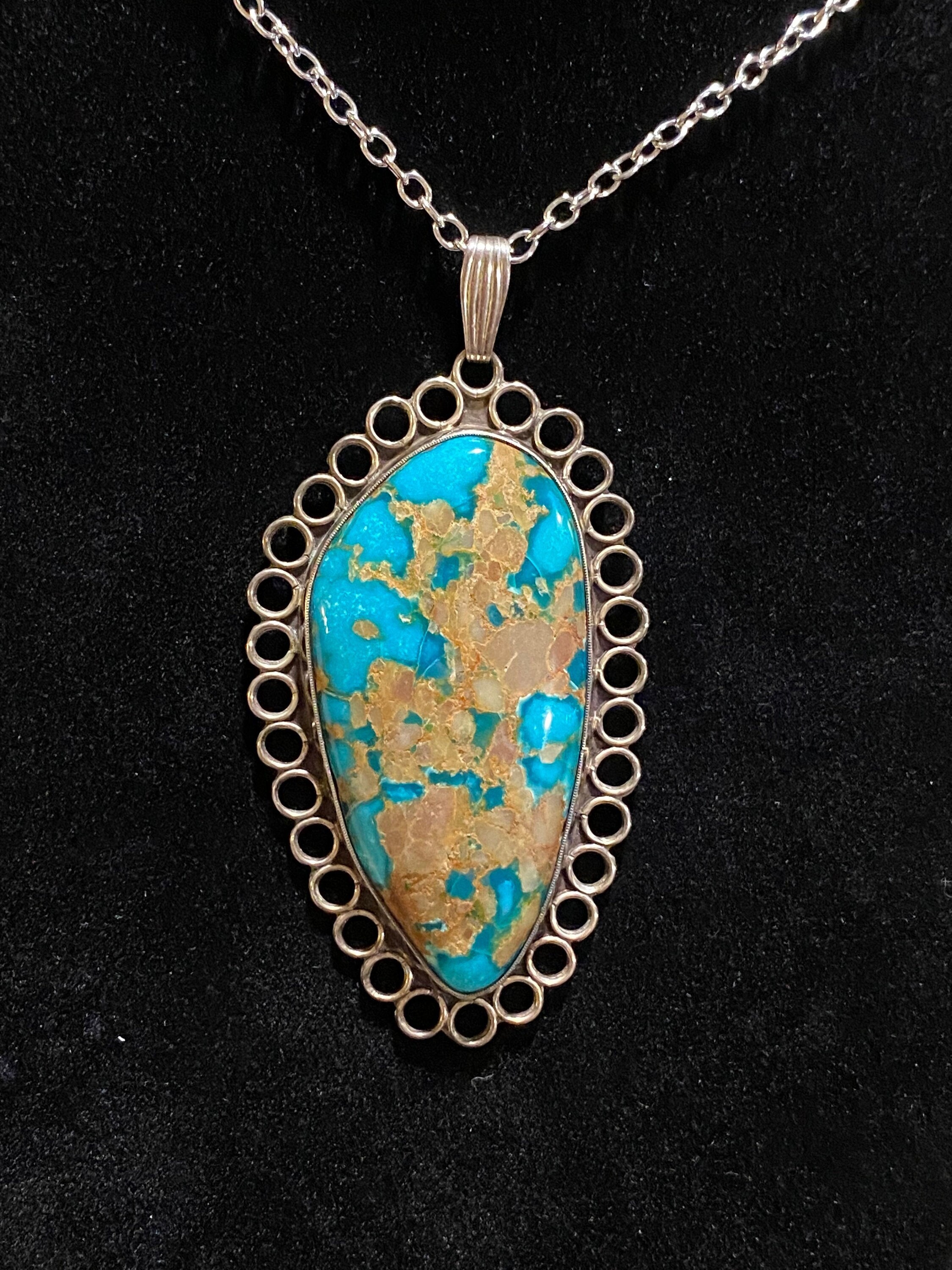 Vintage Bisbee Turquoise With Sterling Silver - Etsy