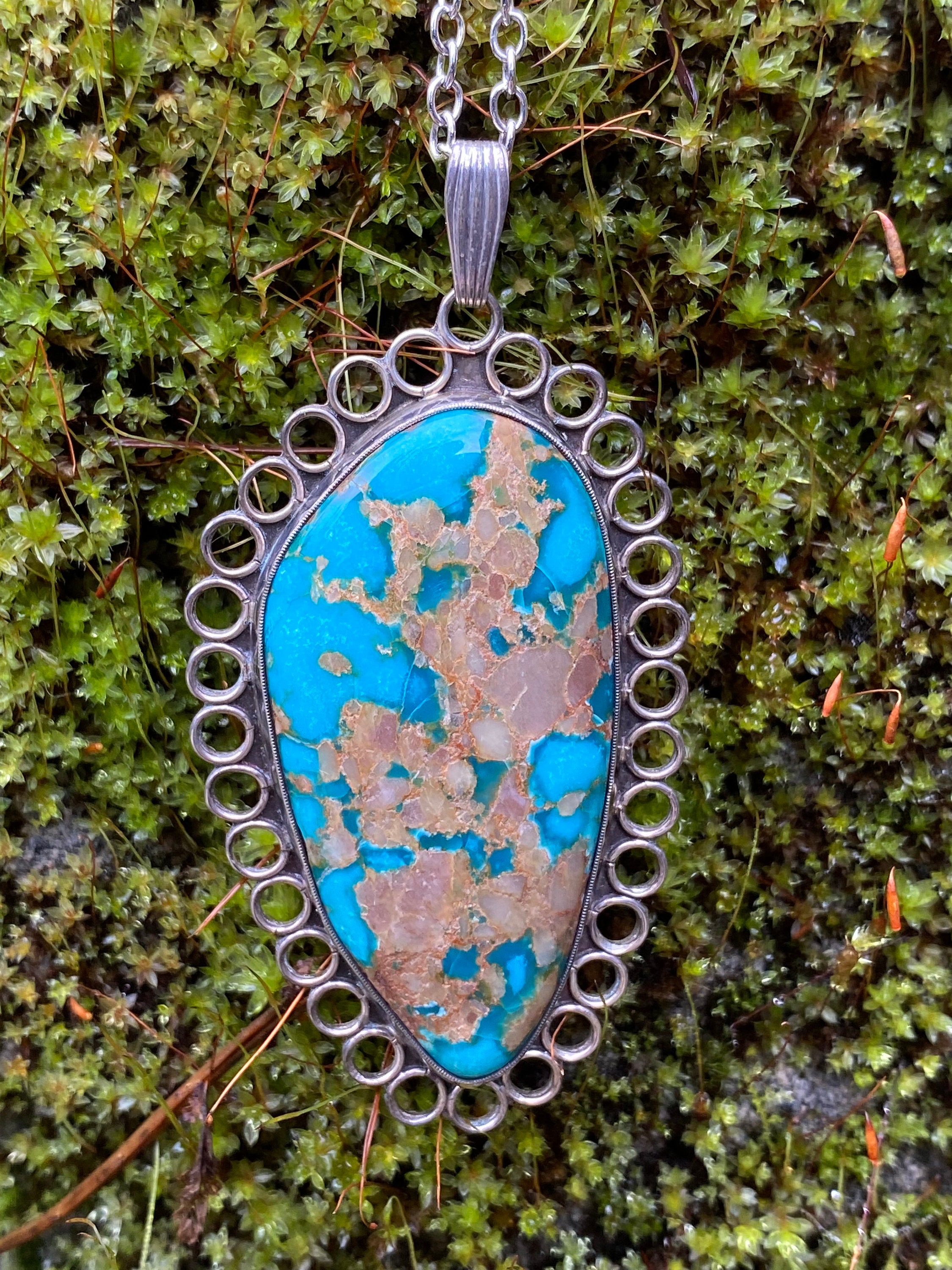 Vintage Bisbee Turquoise With Sterling Silver - Etsy