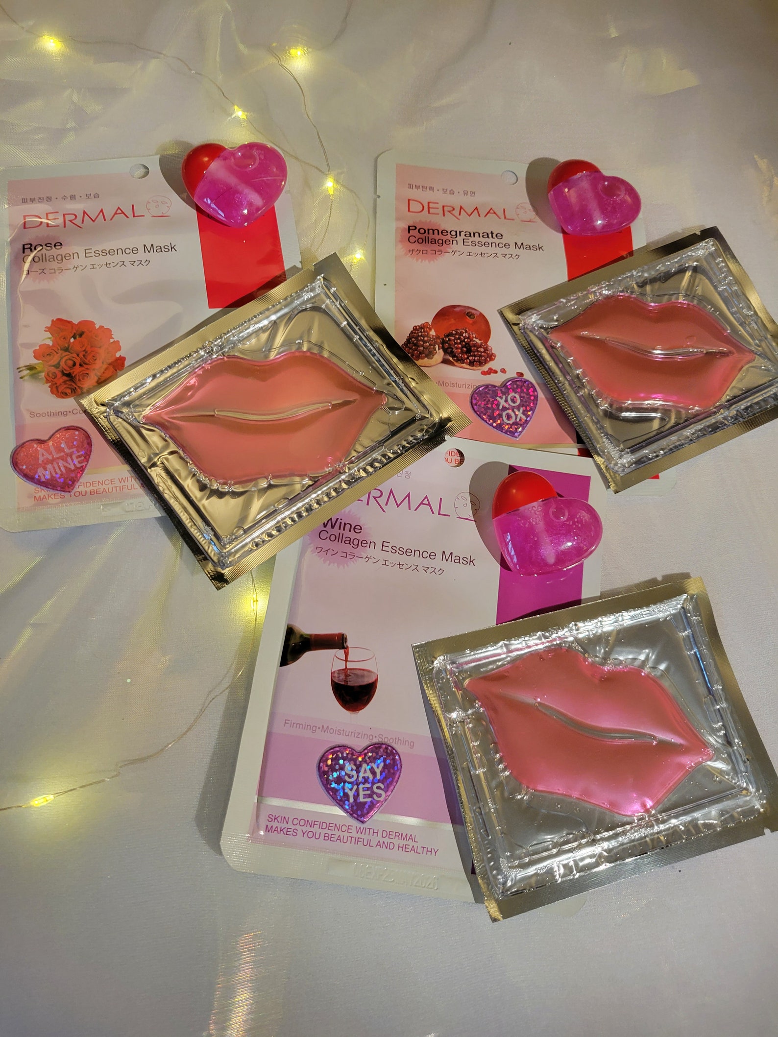 Valentines Day Skin Care-limited Edition-heart Shape Lip Gloss, Face ...