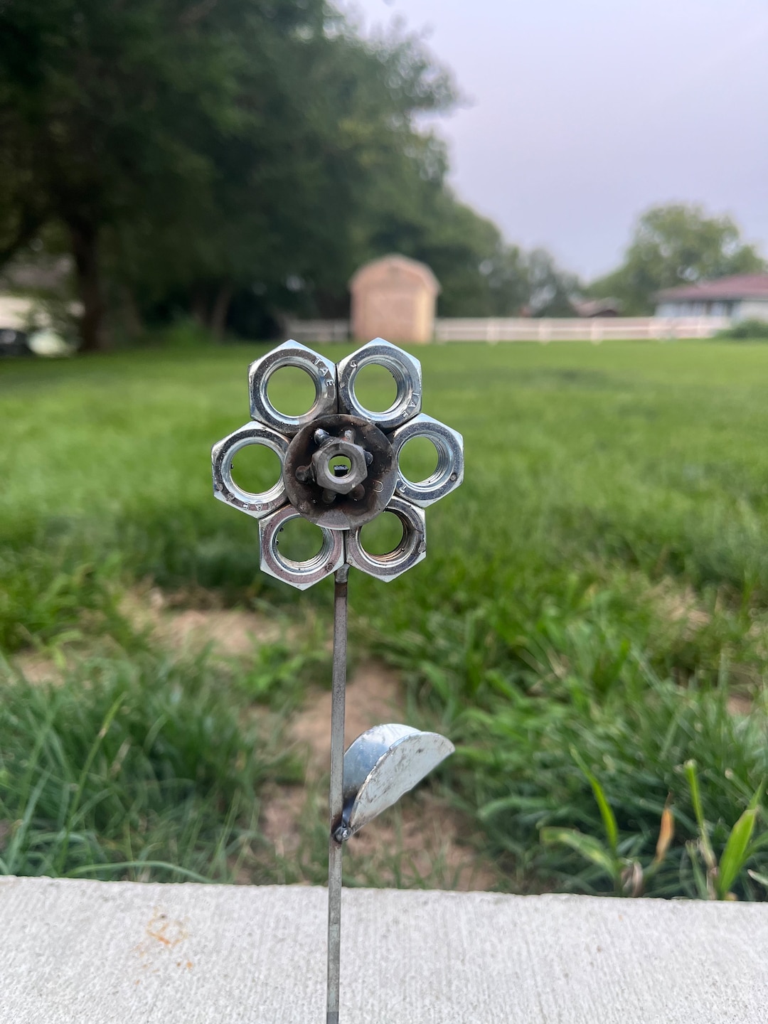 Welded Metal Flower - Etsy