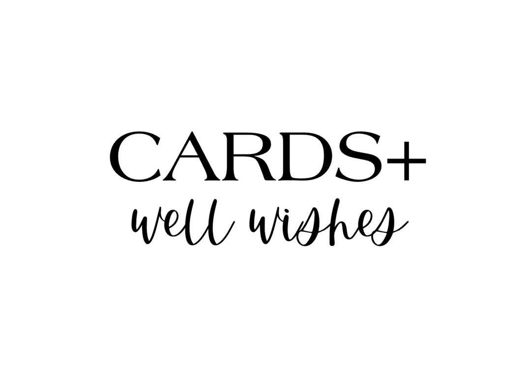 Cards and Well Wishes Decal - Wedding Card Box Decor - Etsy