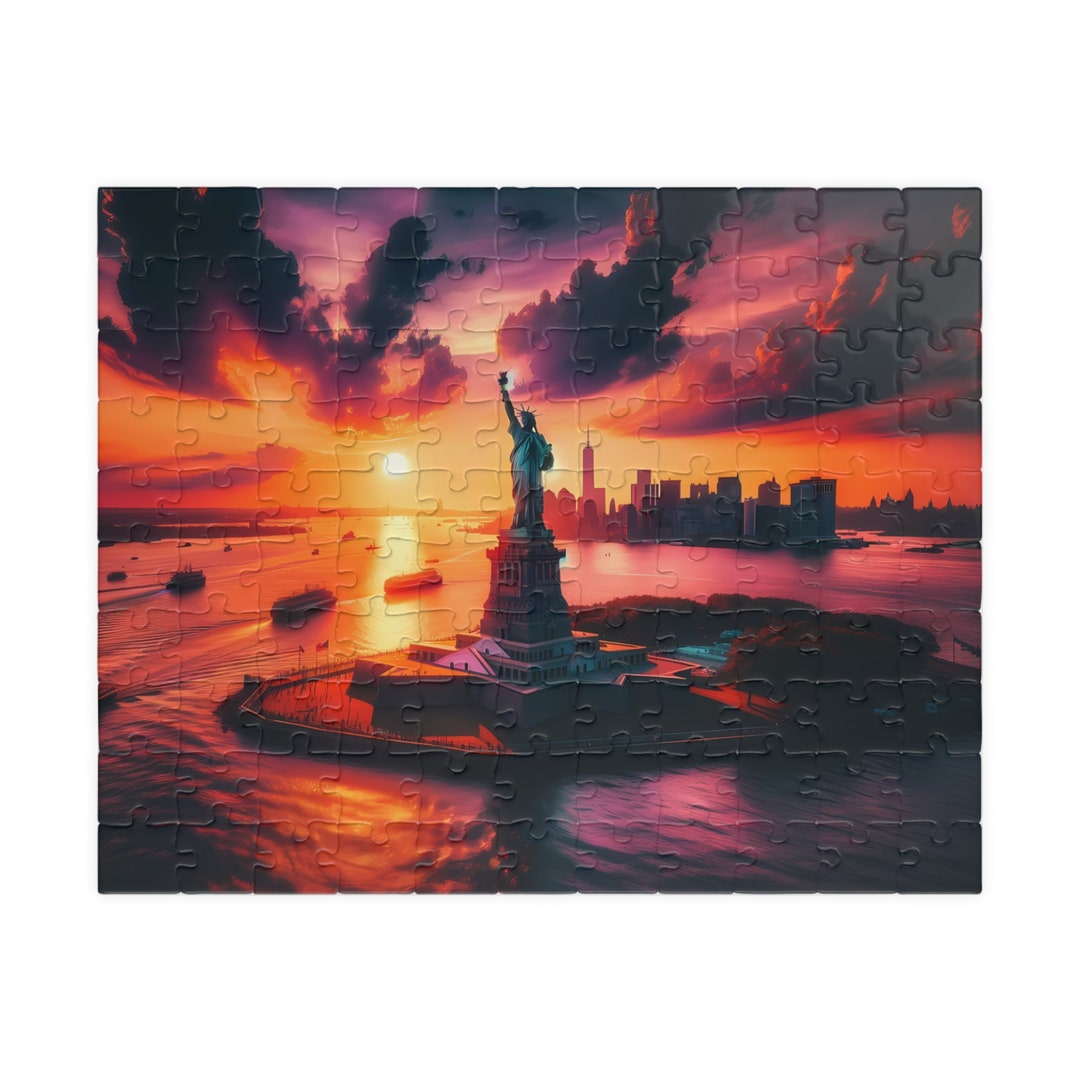 The Statue of Liberty Puzzle New York City Puzzle NYC Puzzle Jigsaw ...
