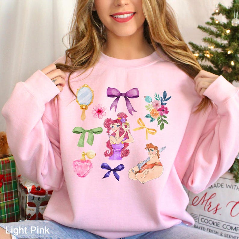 Disney Megara Hercules 90's Sweatshirt, Greek Myth Princess Sweatshirt ...