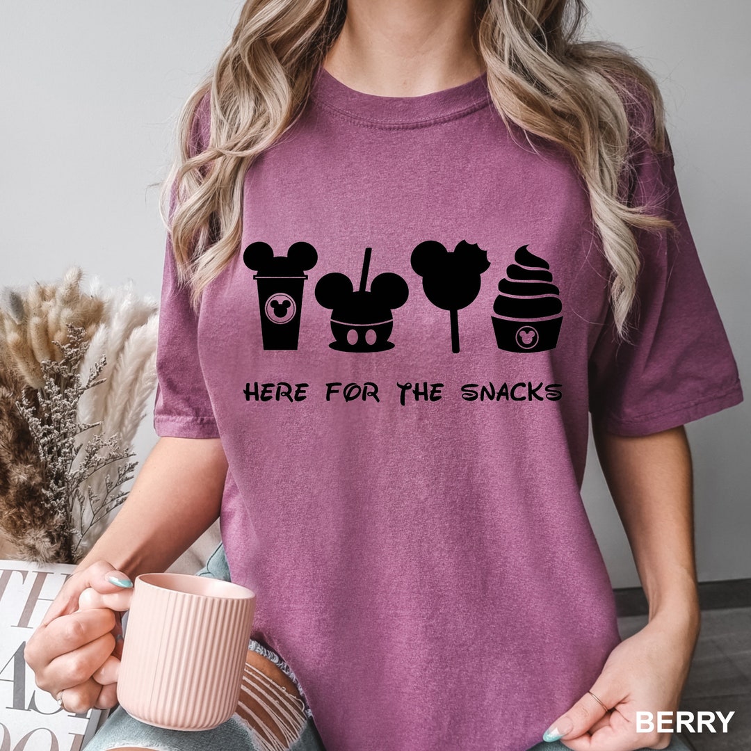 Disney Snacks Shirt, Disney Trip Snacks Shirt, Disney Here for the ...