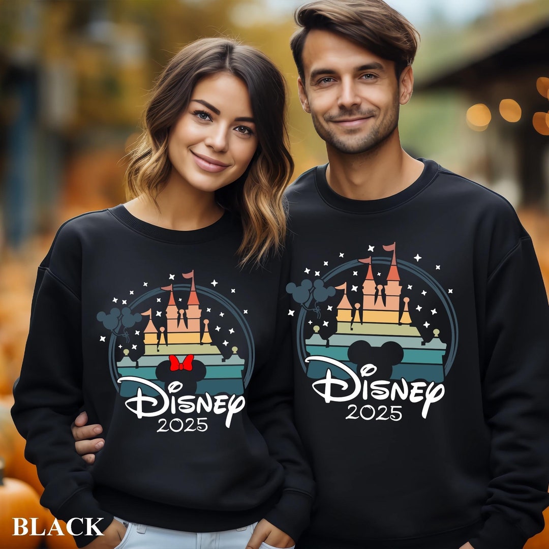 Disney 2025 Sweatshirt, Disney 2025 Trip Sweatshirt, Mickey Minnie ...
