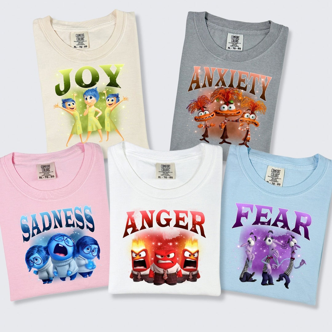 Inside Out 2 Characters Shirt, Inside Out Movie Shirt, Inside Out ...