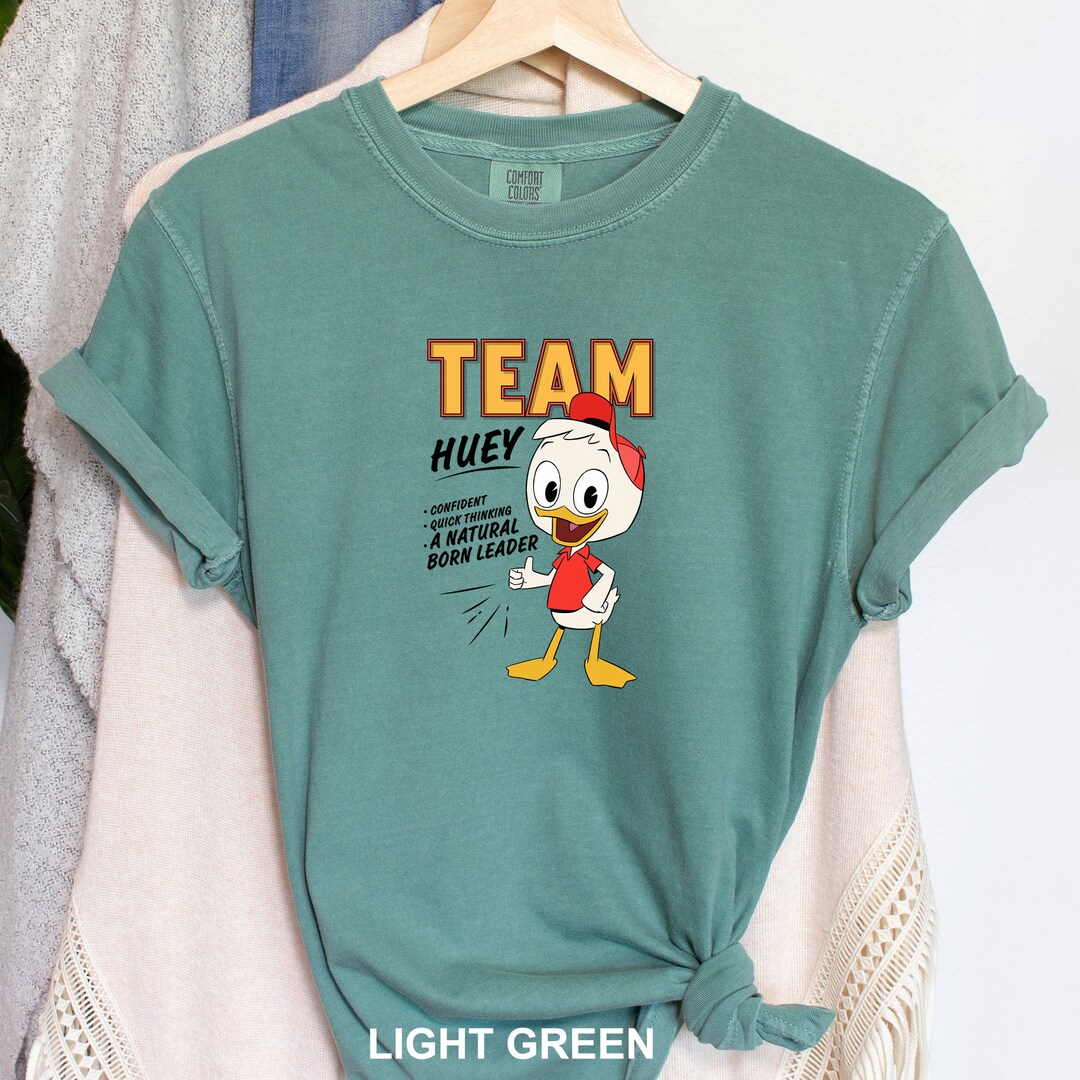 Team Huey T-shirt for Kids, Disney Ducktales Team Huey Shirt, A Naturel ...