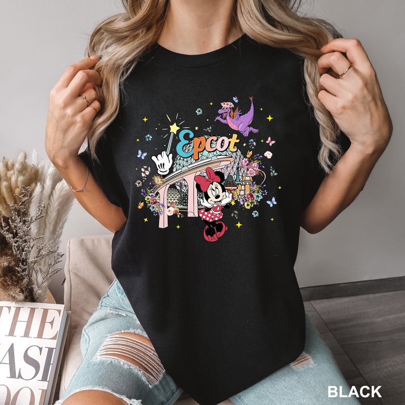 Minnie Mouse Epcot Shirt, Epcot World Shirt , Disney Shirt, Comfort ...