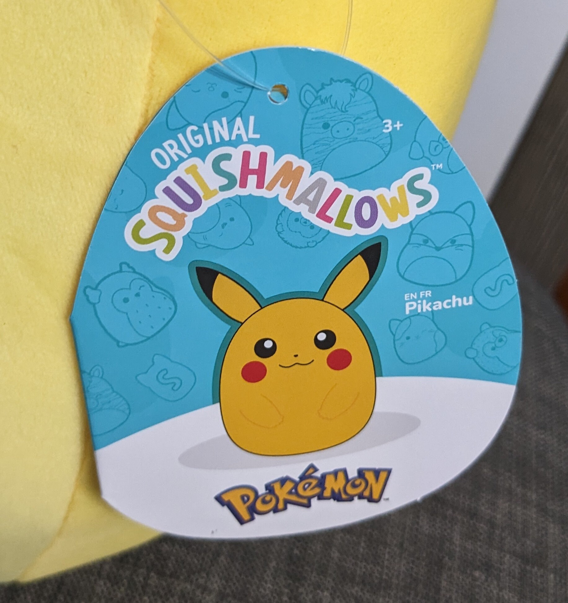 Squishmallow Pikachu Plush 10 Inch - Etsy