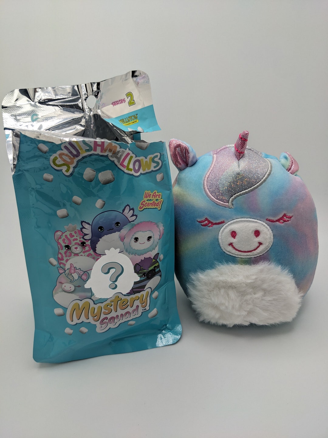 Squishmallow Mystery Squad Series 2 Unicorn Open Bag Sented - Etsy