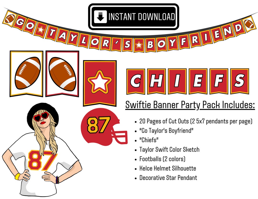 TAYLOR SWIFT Swiftie Bowl Banner Swiftie Bowl Taylor Swift Football ...