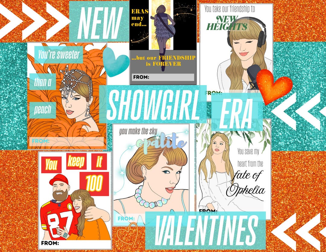Showgirl Valentines - Classic Taylor Valentines - Tay Swift Eras ...