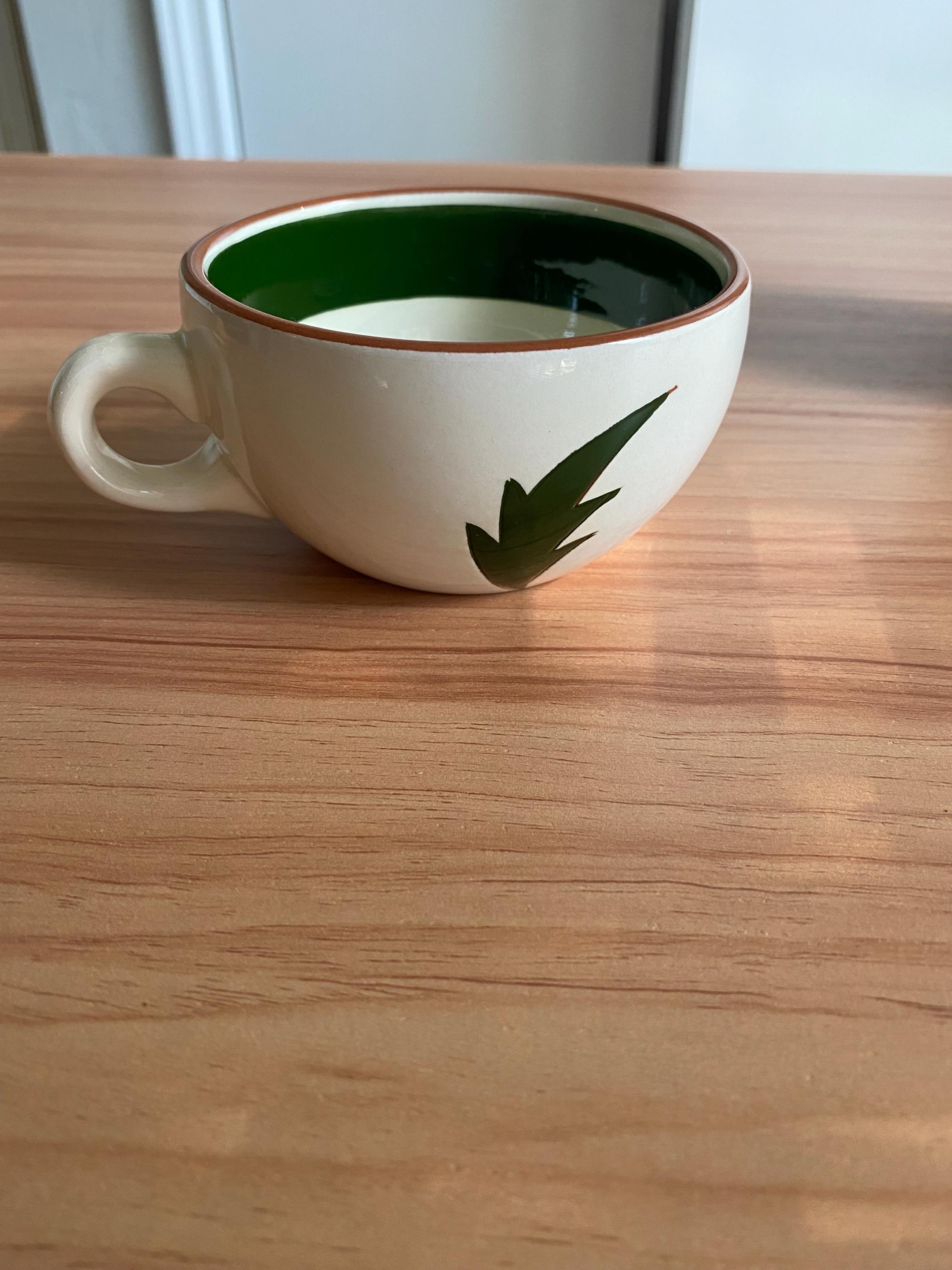 Vintage Stangl Pottery Hand-painted “thistle” Pattern Small Cup / Tea ...