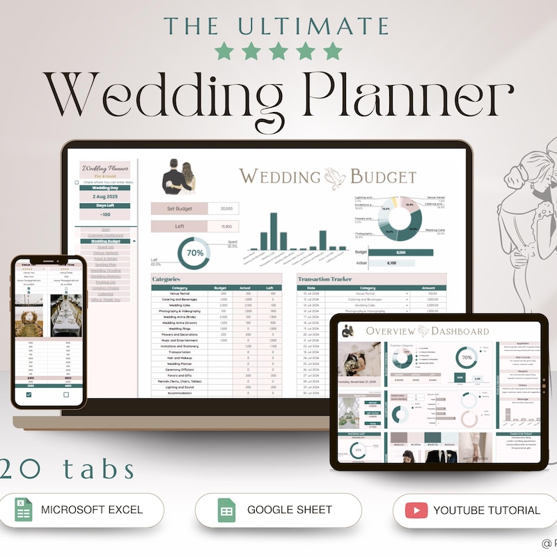 Trello excel spreadsheet - Etsy.de
