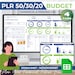 PLR 50/30/20 Budget Planner PLR Google Sheet Monthly Budget PLR ...