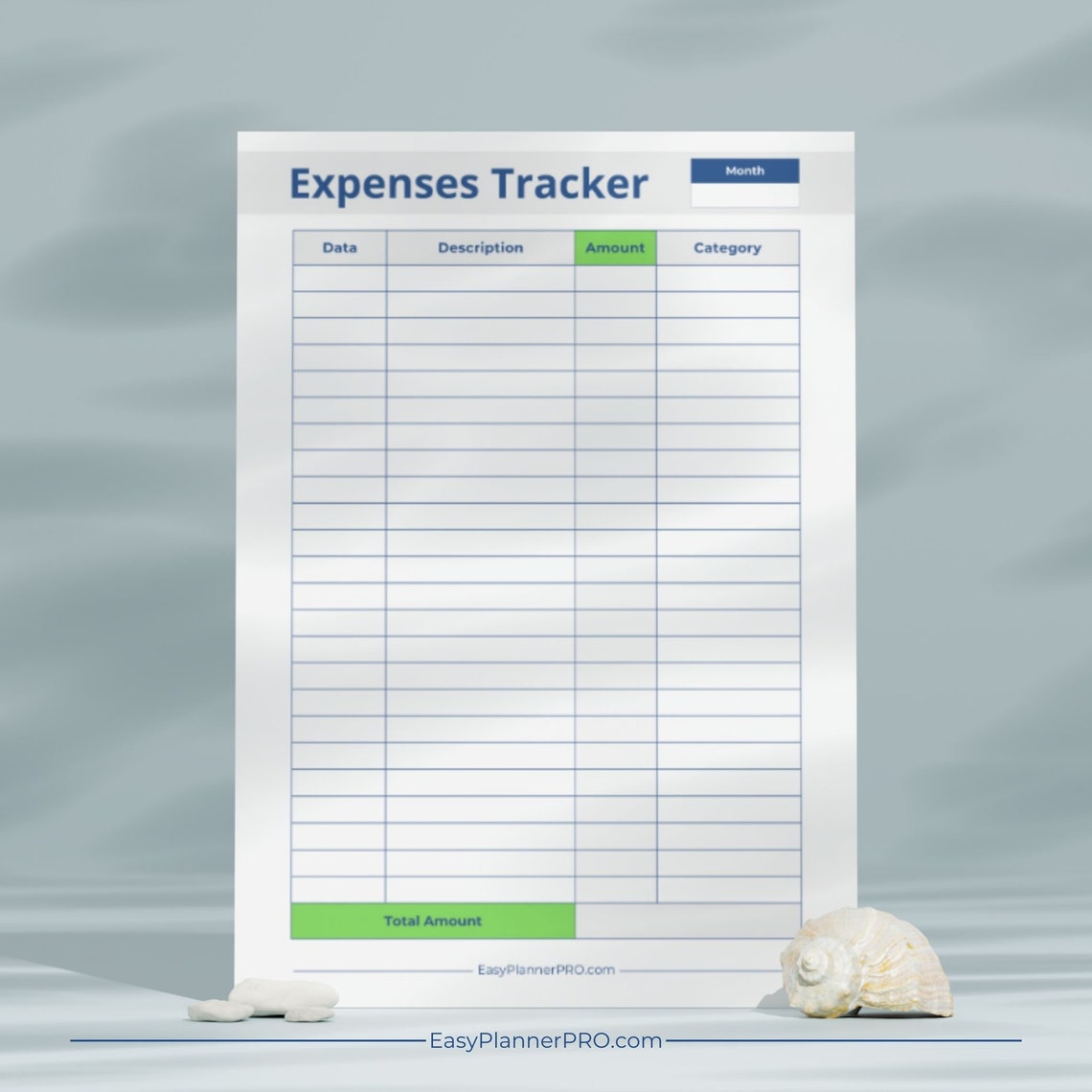 Printable Expenses Tracker, Budget Planner Pdf, Expenses Tracker ...