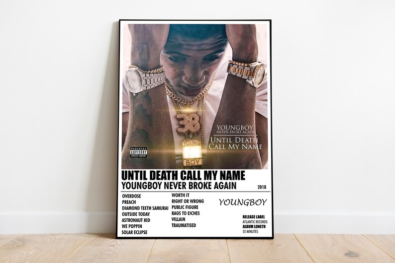 NBA Youngboy Poster, NBA Youngboy Set of 3 Posters, Rap Poster, Hip Hop ...