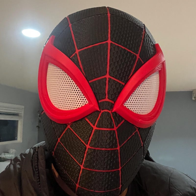 Miles Morales Mask - Etsy
