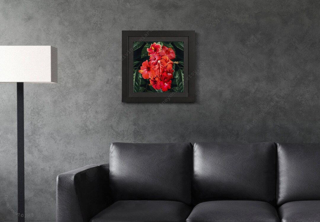 Hibiscus Nature Yoni Art Divine Feminine Vulva Art Unframed Photo Print ...