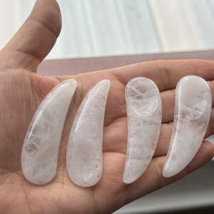 White Jade Cream Spatula, Carved Skincare Spoon, Moisturizer Scooper ...