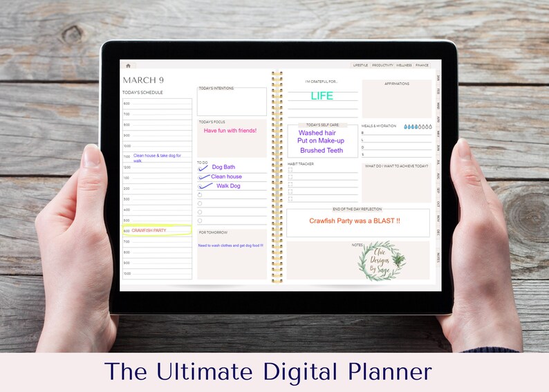 Digital Planner | Ultimate Planner | Ultimate Planner Bundle | Daily ...