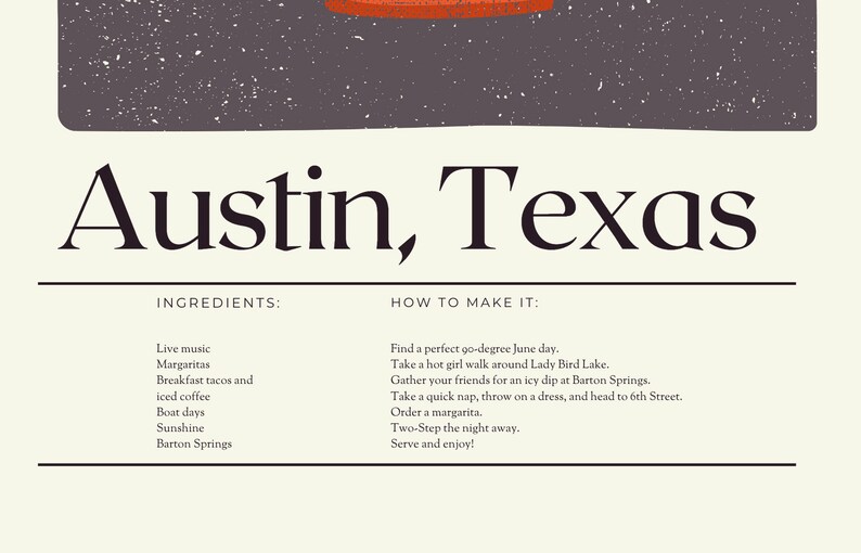 DIGITAL DOWNLOAD | Printable Wall Art | Art Print | Austin TX | Perfect ...
