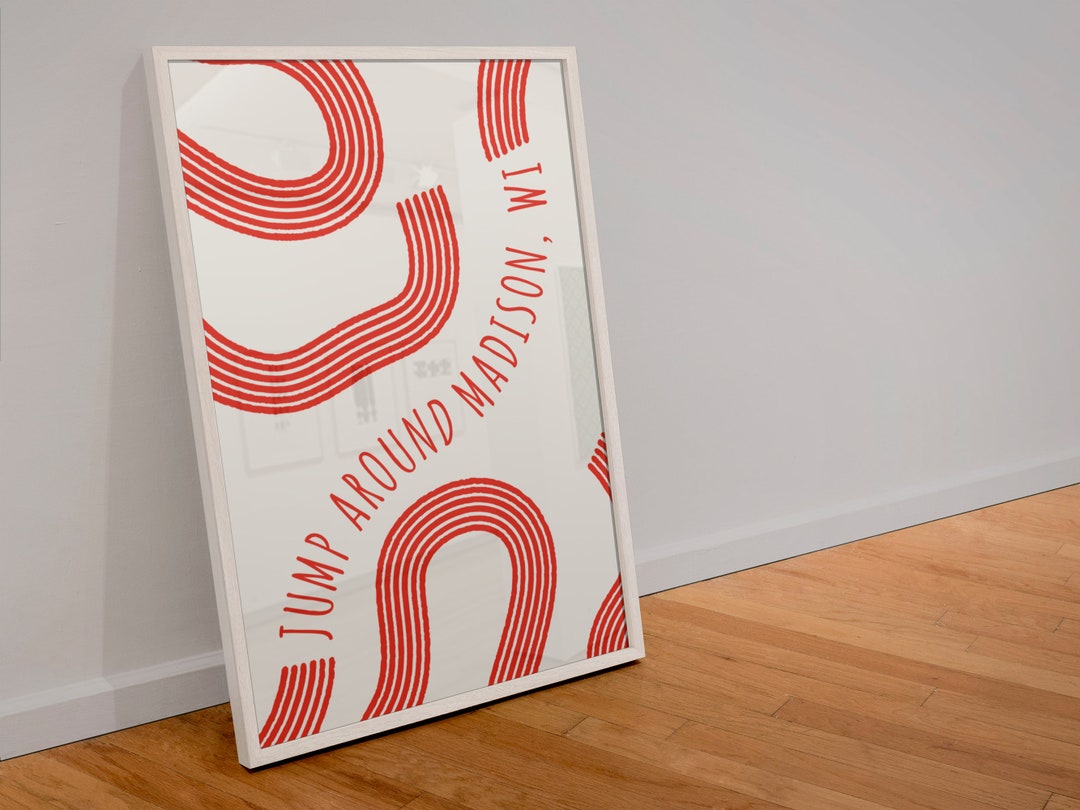 DIGITAL DOWNLOAD | Madison WI | Printable Wall Art | Art Print | Jump ...