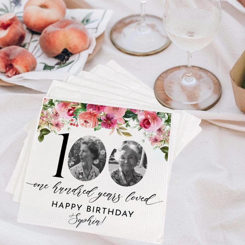 Birthday Napkins - Etsy