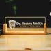 Dental Surgeon Desk Name Plate, Dentist Office Sign, Dental Clinic ...
