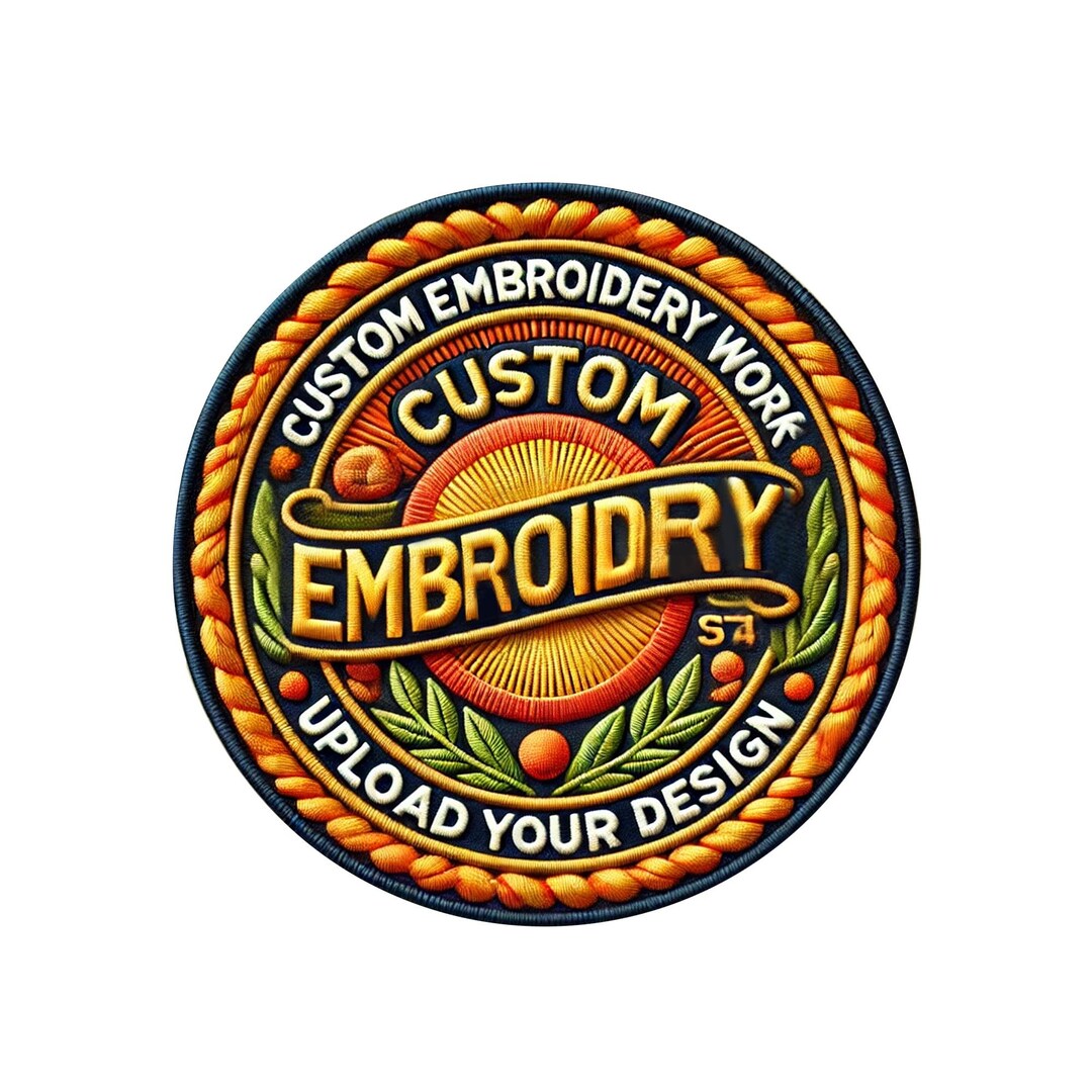 Custom Logo Patches - Embroidered Patches - Iron-on / Sew-on / Hook ...