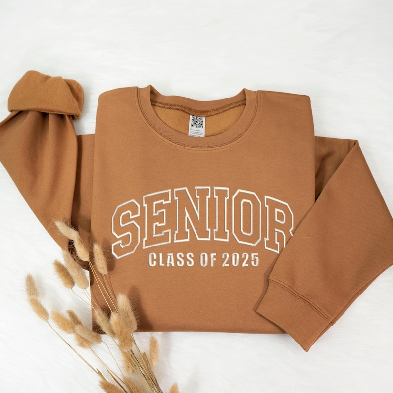 Custom Embroidered Senior Sweatshirt, Senior 2025 Sweatshirt ...
