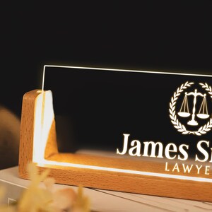 Lawyer Desk Name Plate, Attorney Office Sign, Law Office Decor, Judge ...