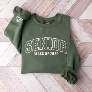 Custom Embroidered Senior Sweatshirt, Senior 2025 Sweatshirt ...