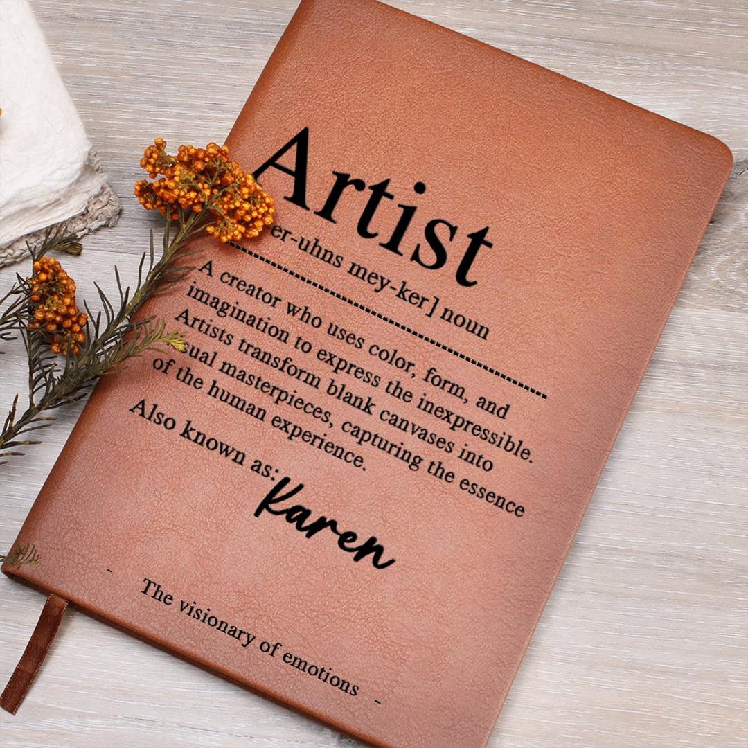 Personalized Artist Journal, Custom Sketchbook Gift, Inspirational ...