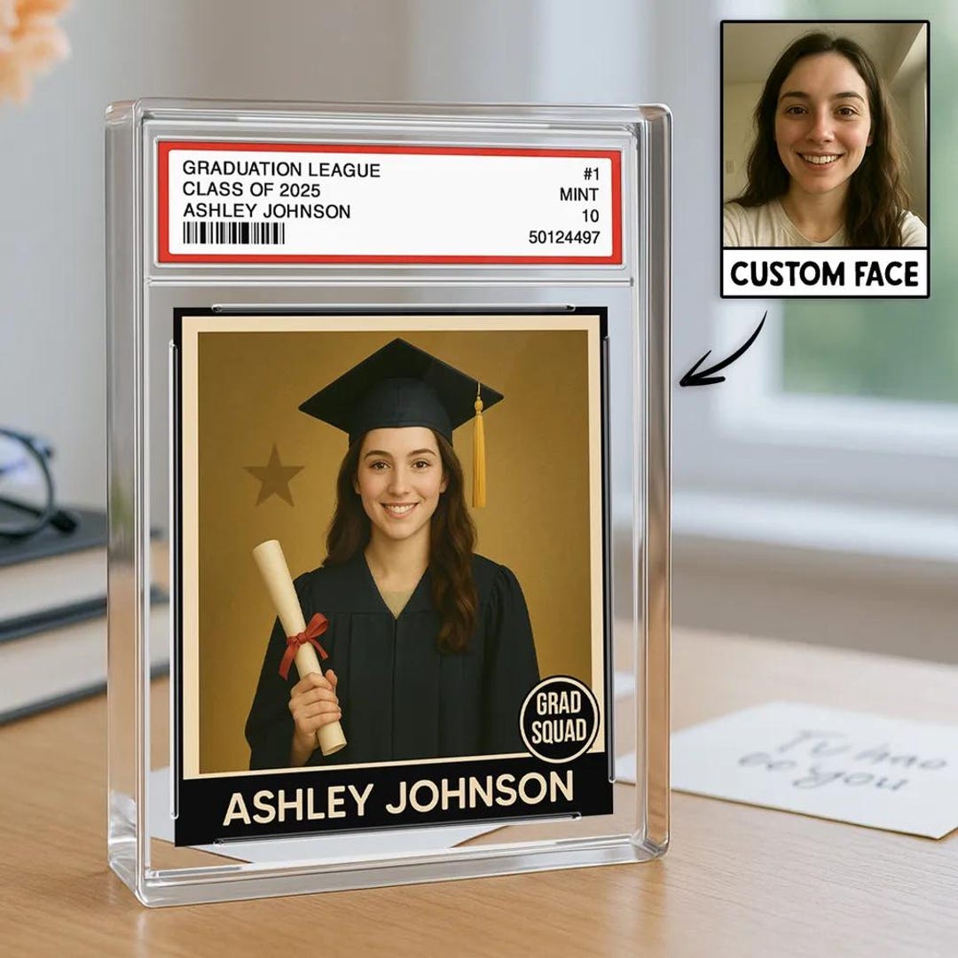 Personalized Graduation Photo Clear Acrylic Plaque, Custom Photo and ...