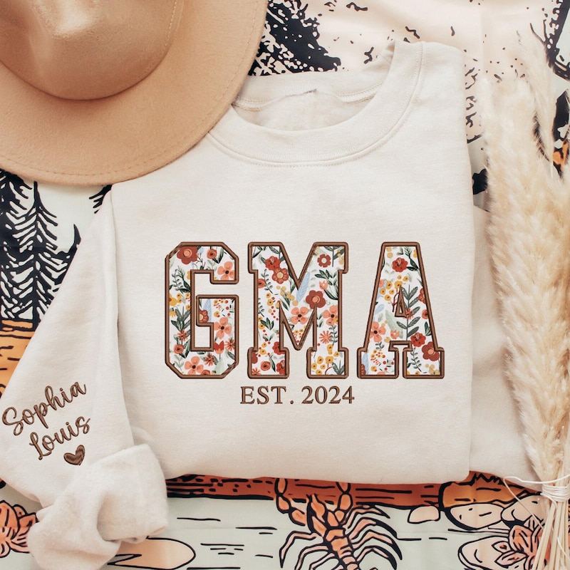 Gma Embroidery Shirt - Etsy