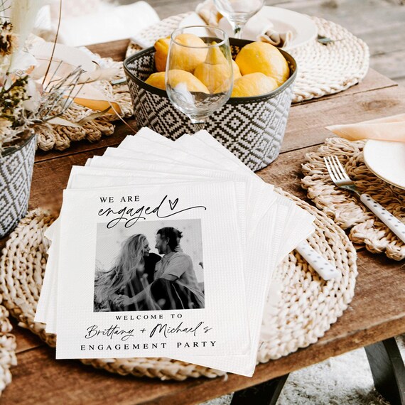 Wedding party napkins store