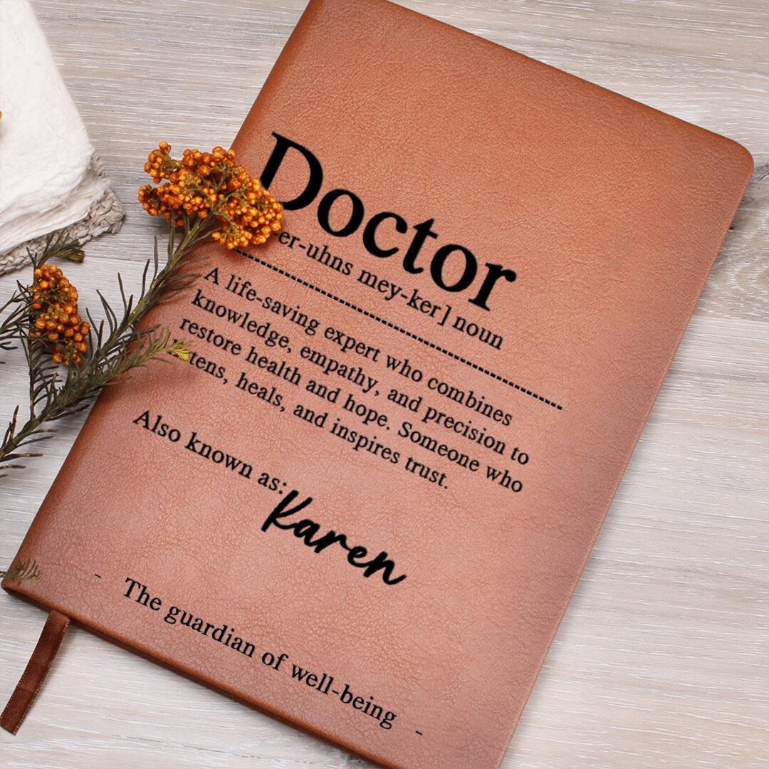 Personalized Doctor Journal, Custom Notebook for Doctors, Inspirational ...