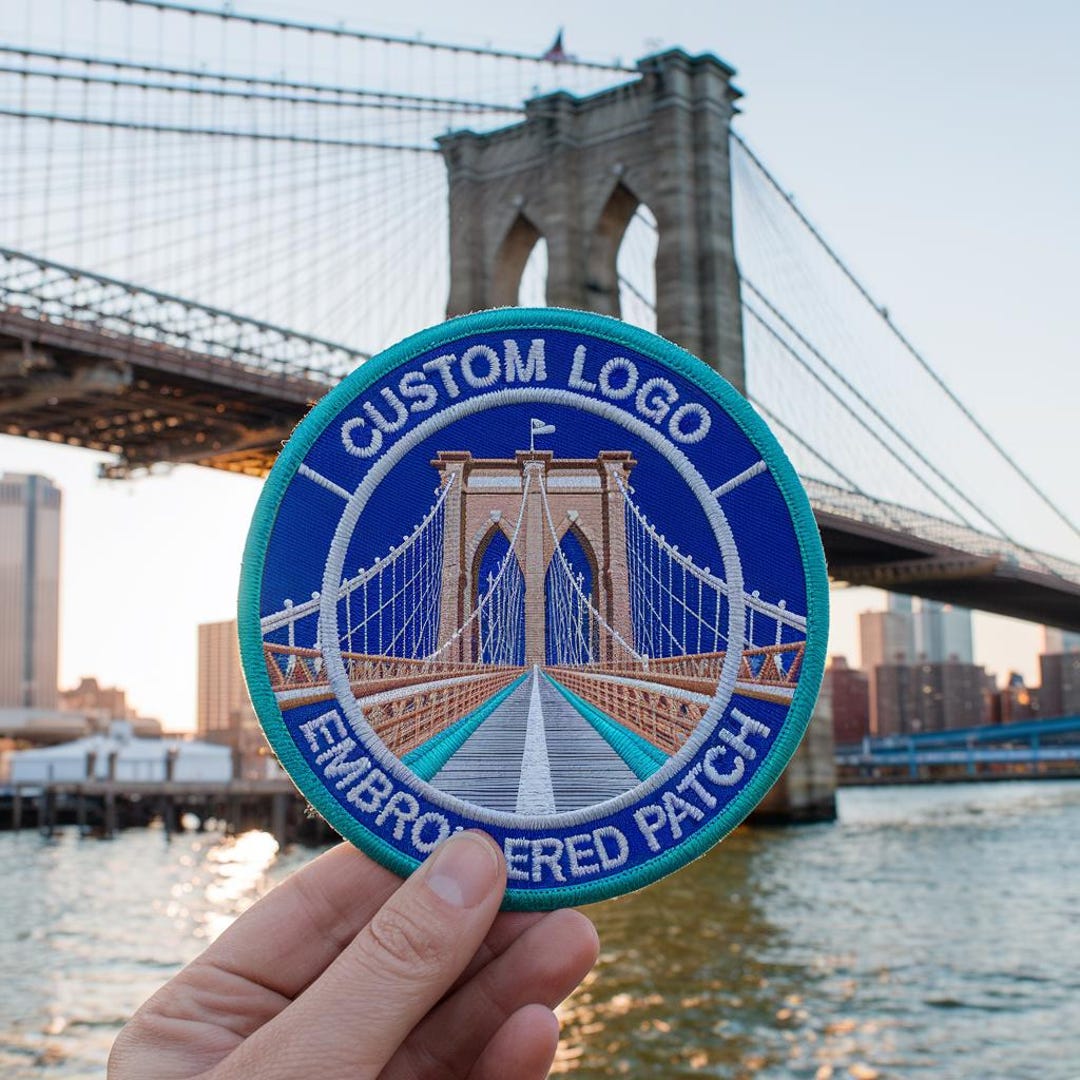 Custom Photo Embroidered Logo Patches, Made With Image Text Logo or ...