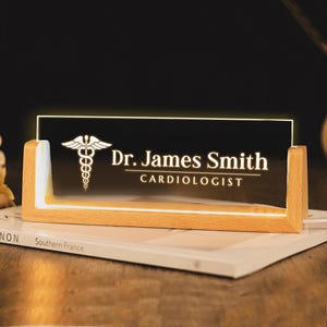 Cardiologist Desk Name Plate, Heart Doctor Office Sign, Cardiology ...