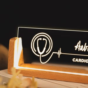Cardiologist Desk Name Plate, Heart Doctor Office Sign, Cardiology ...