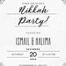 Customizable Nikkah Invitation Digital Download | Islamic Wedding ...
