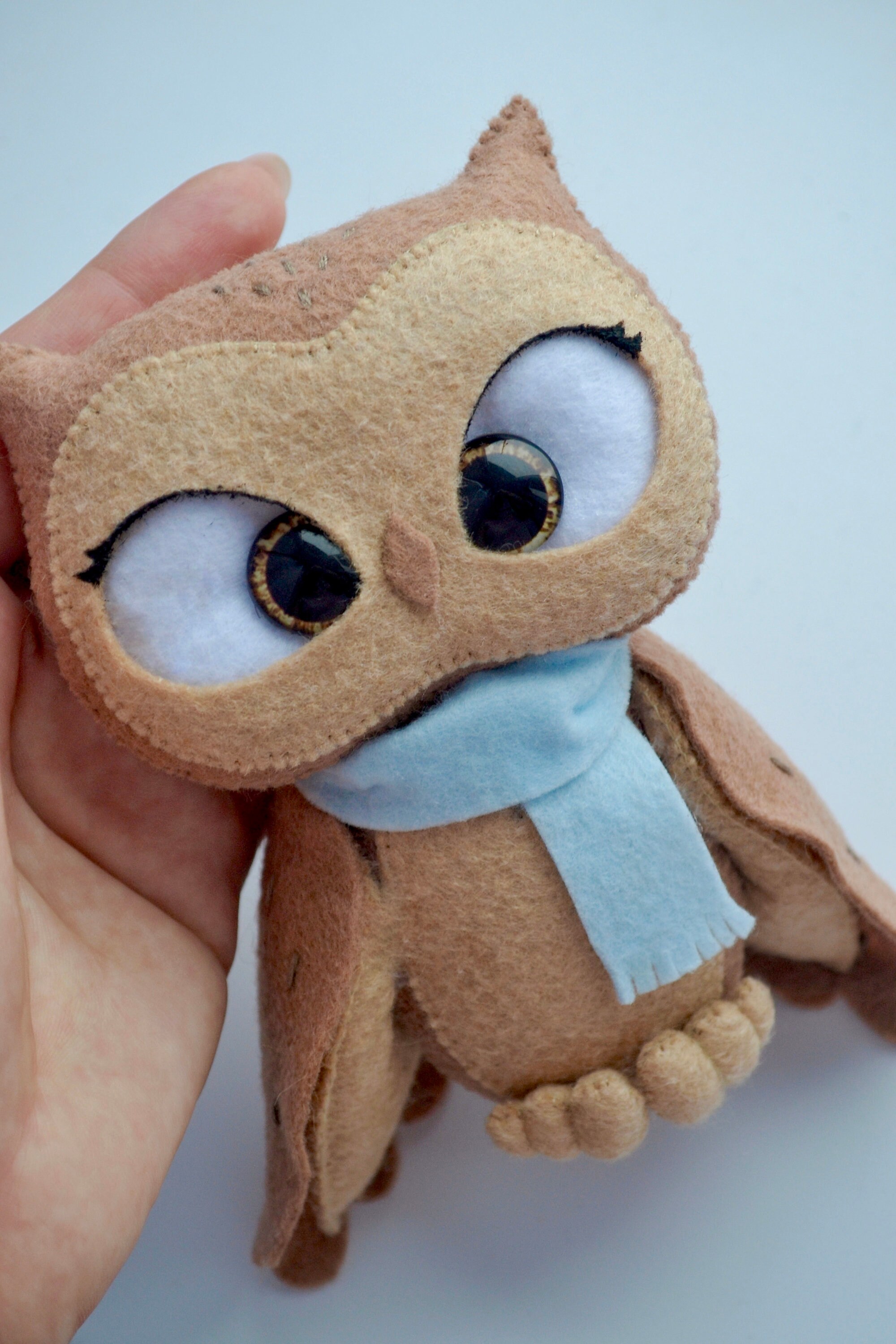 Owl Sewing Pattern, Owl PDF Pattern, Felt Pattern PDF, Forest Animal Pattern, Felt Toy Pattern ...