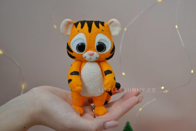Tiger Sewing Pattern, Tiger PDF Pattern, Felt Pattern PDF, Safari ...